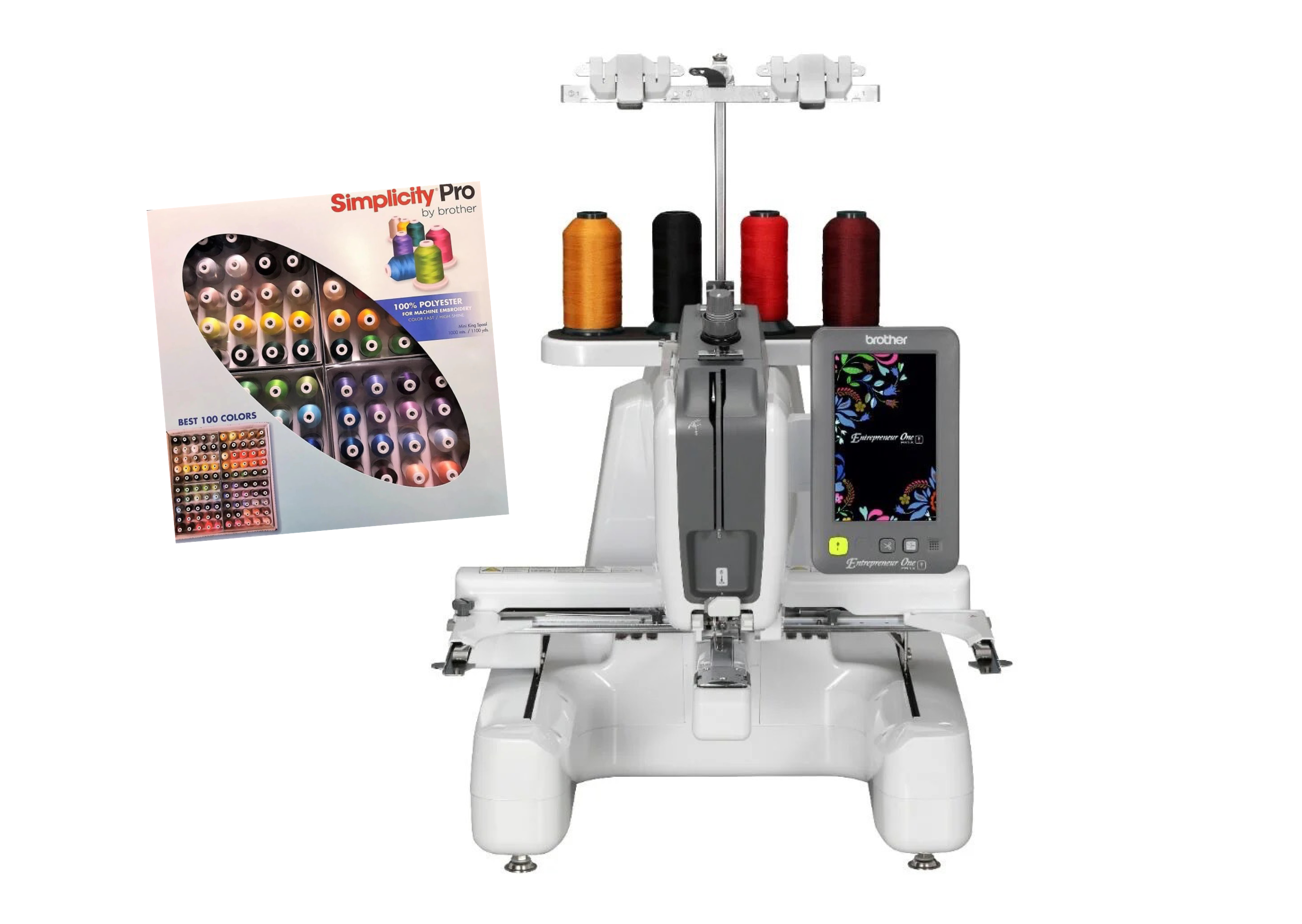 Brother Entrepreneur One PR1X Single Needle Embroidery Machine ...