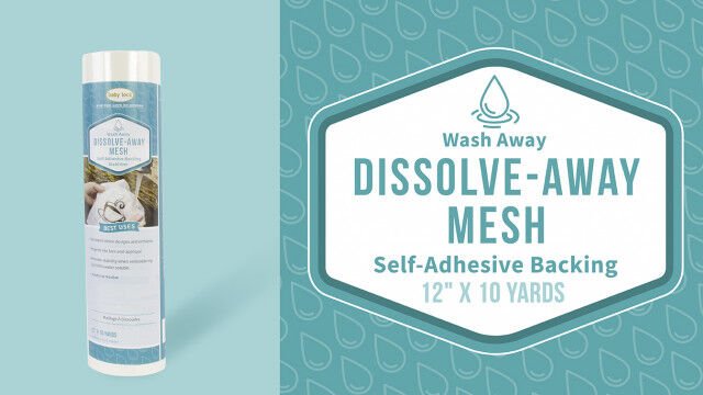 Baby Lock Dissolve-Away Mesh Stabilizer 12" x 10 Yards