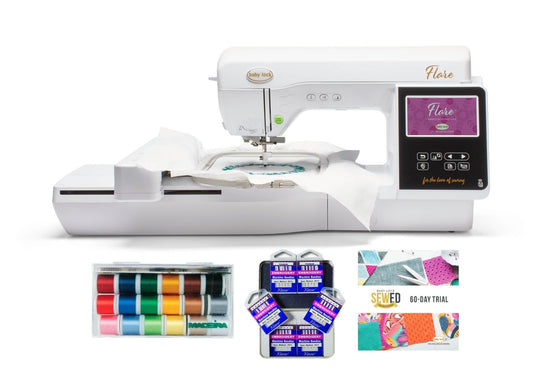 Baby Lock Flare Embroidery Machine | WiFi, 293 Designs