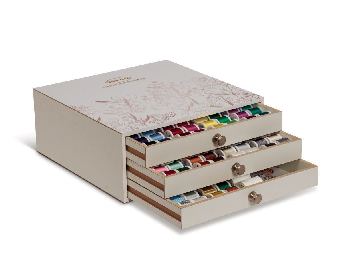 Baby Lock Madeira Rayon Thread Chest | 194 Spools