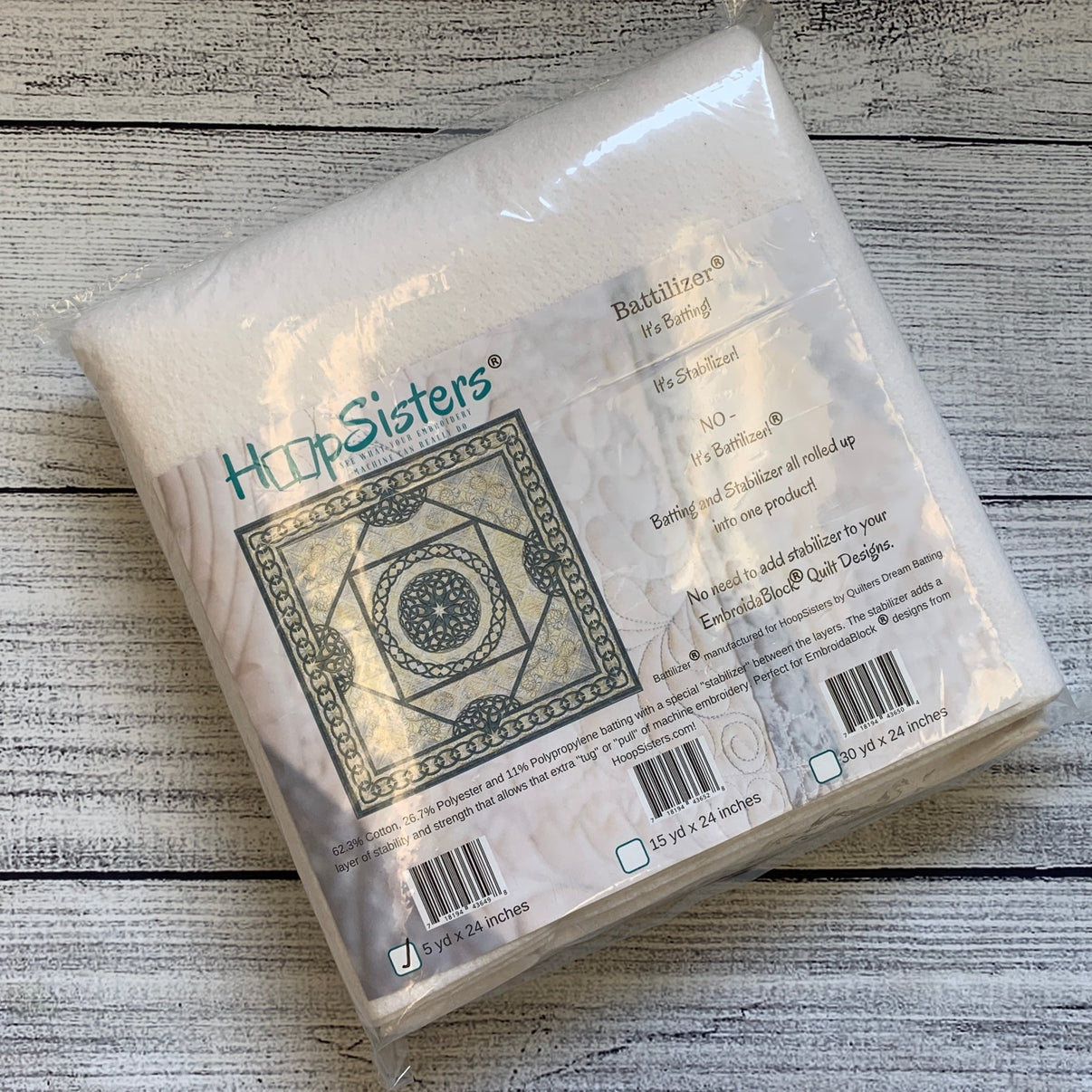 Battilizer - Perfect Batting & Stabilizer Combo for Quilting