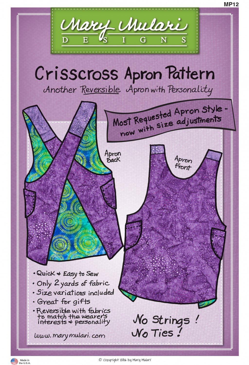 Crisscross Apron Class – Learn to Sew a Reversible Apron
