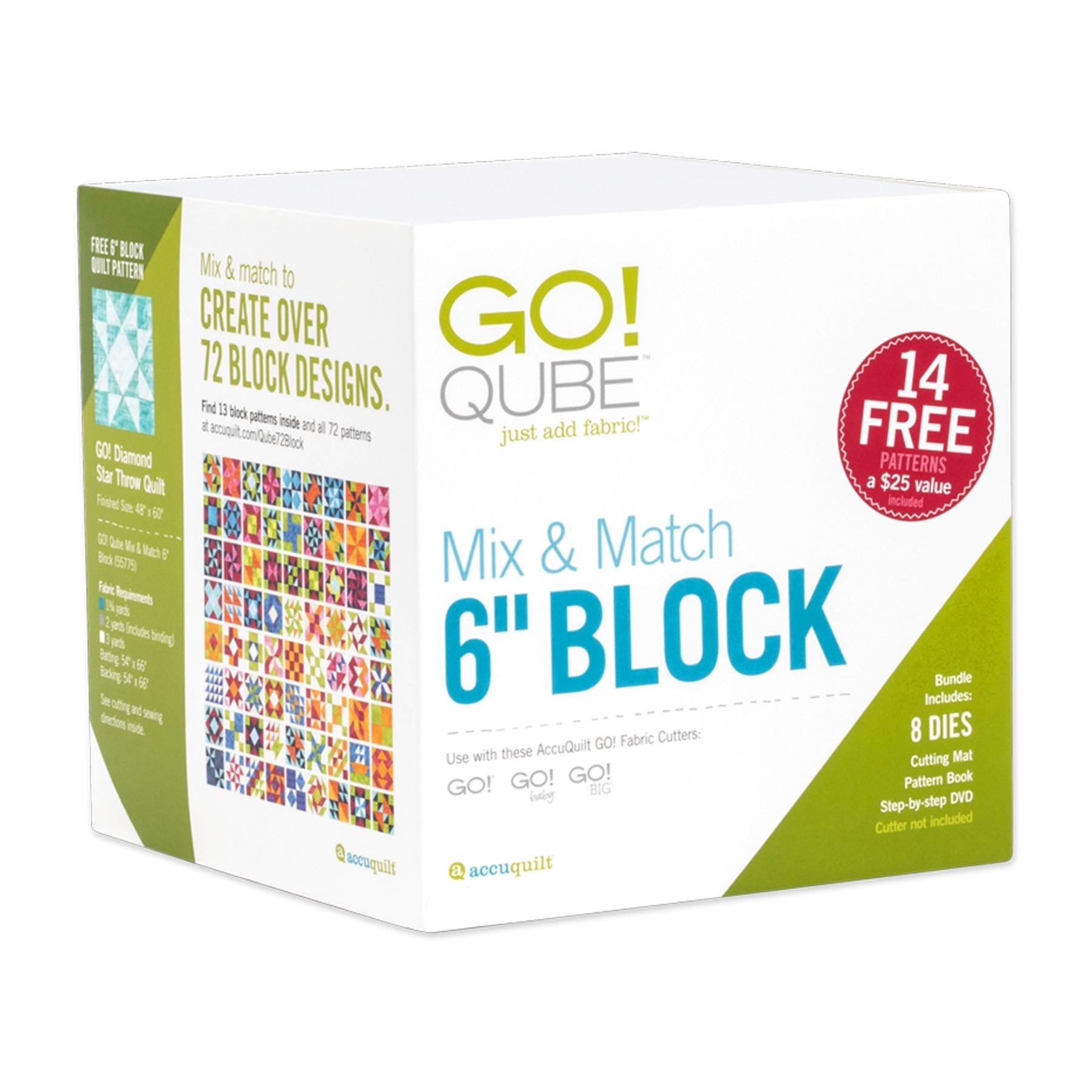 GO! Qube 6” Mix & Match Block Set