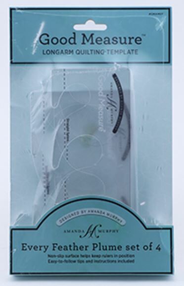 Good Measure Every Feather Quilting Ruler Template