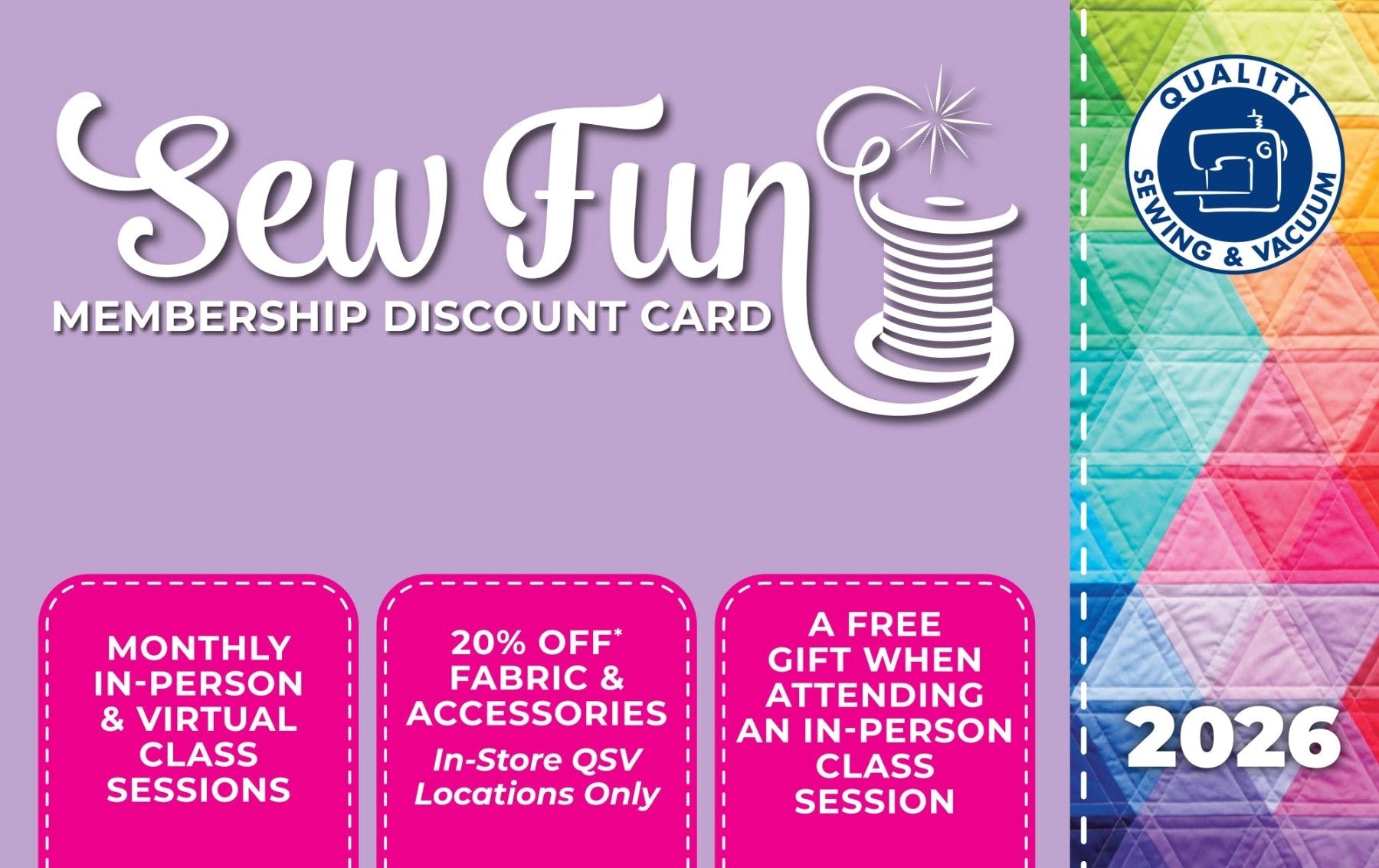 Sew Fun 2026 Membership – Monthly Creative & Skills Building