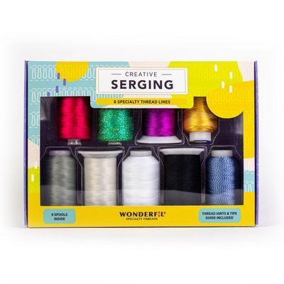 Wonderfil Creative Serging Novelty Thread Pack – Quality Sewing & Vacuum